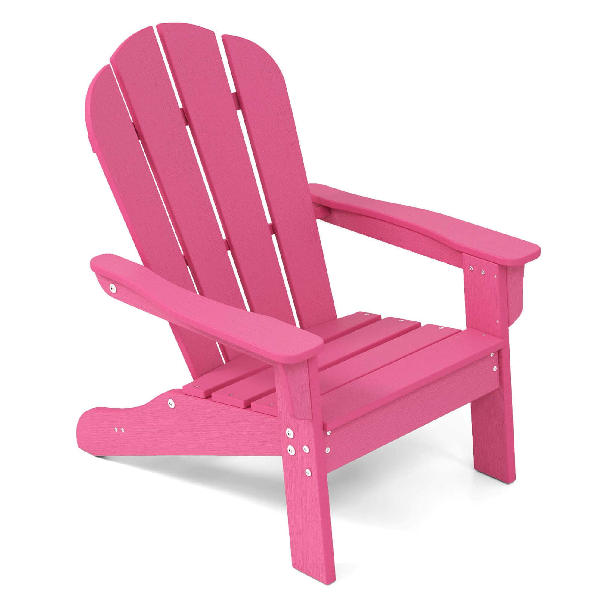 Costway Kids Adirondack Chair with High Backrest Armrests Fire Pit ...