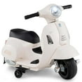 Costway Kids Ride on Motorcycle with Training Wheels Headlight Horn 6V ...