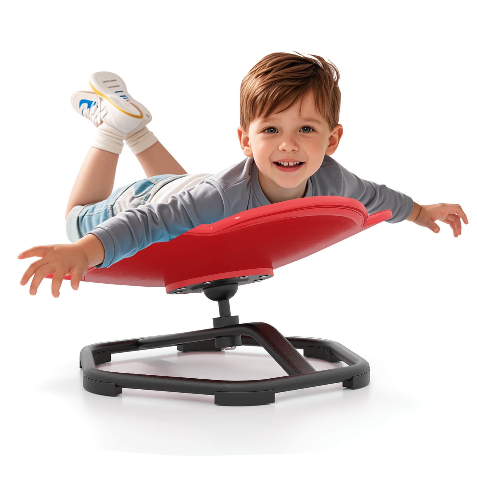 Costway Kids Sensory Swivel Chair with Non-Slip Metal Base for Autistic ...