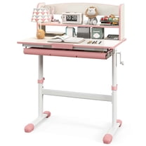 Liftable Height Adjustable Kids Study Desk Ergonomic Children Drafting ...