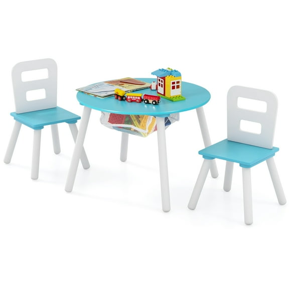 Kids Blue Table Chairs