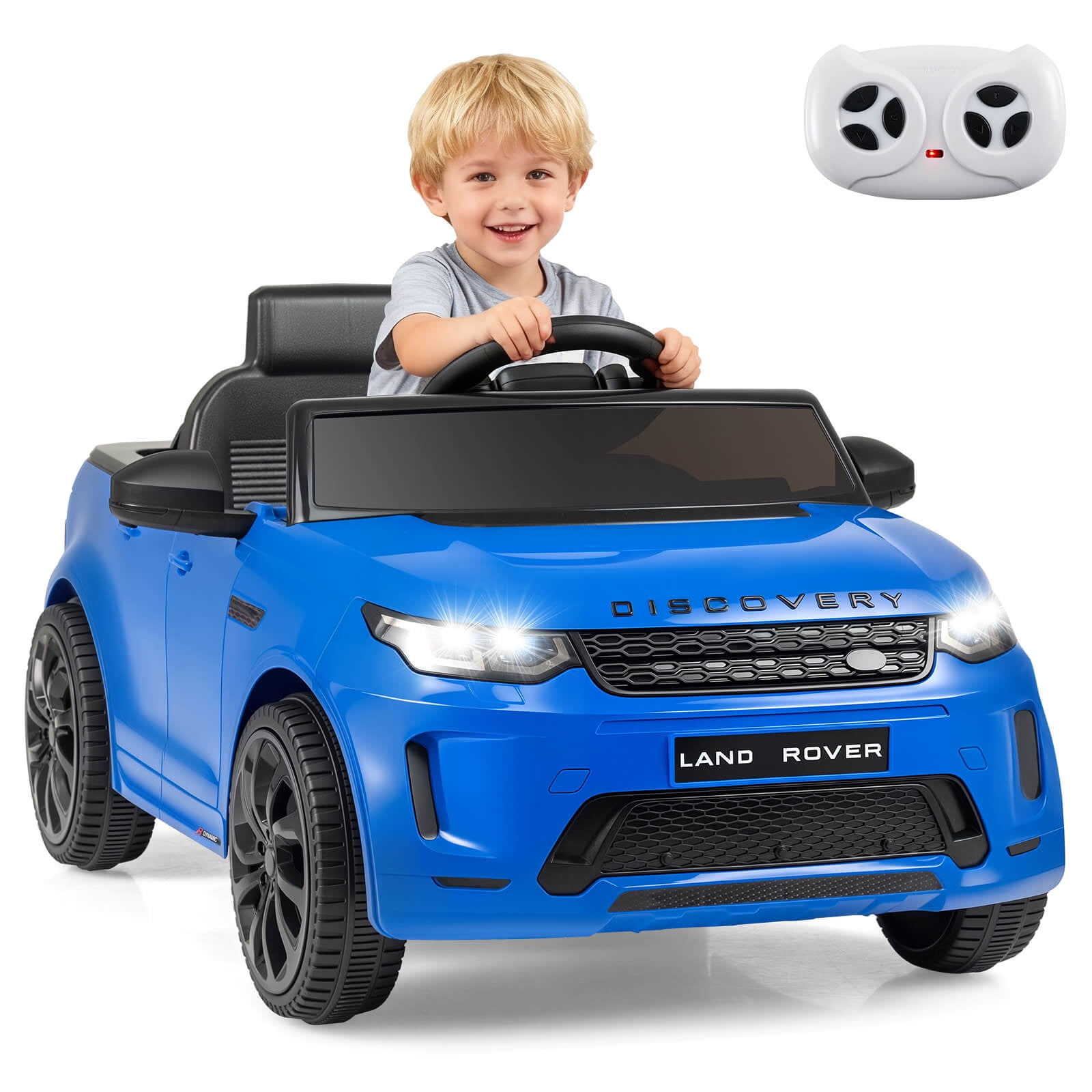 Costway 12V Licensed Land Rover Kids Ride on Car with Remote Control ...