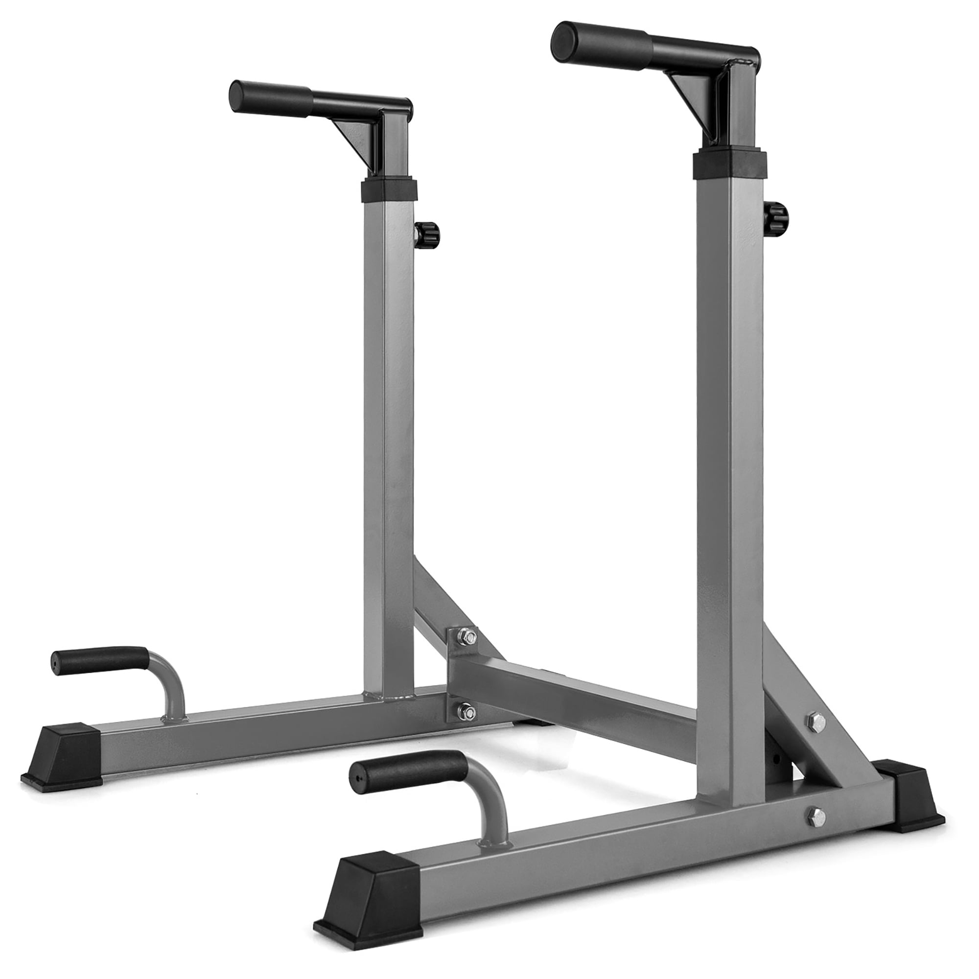 Costway Adjustable Height Workout Dip Stand, Multifunction Power Tower ...