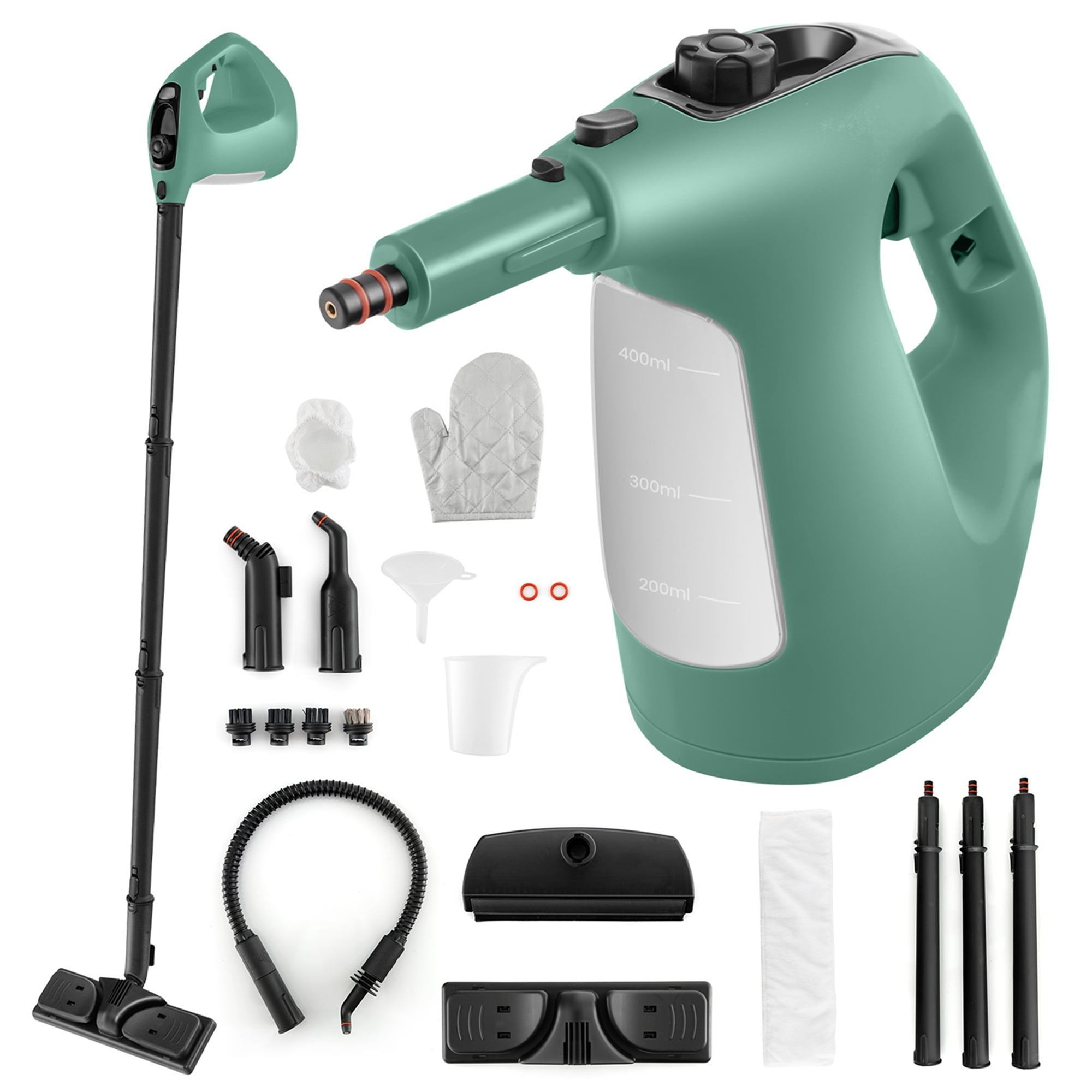 Costway 1400W Handheld Steam Cleaner for Floors, Hard Surfaces and ...