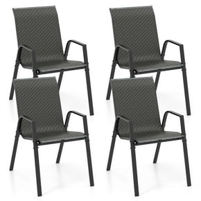 Wicker Stackable Patio Chairs