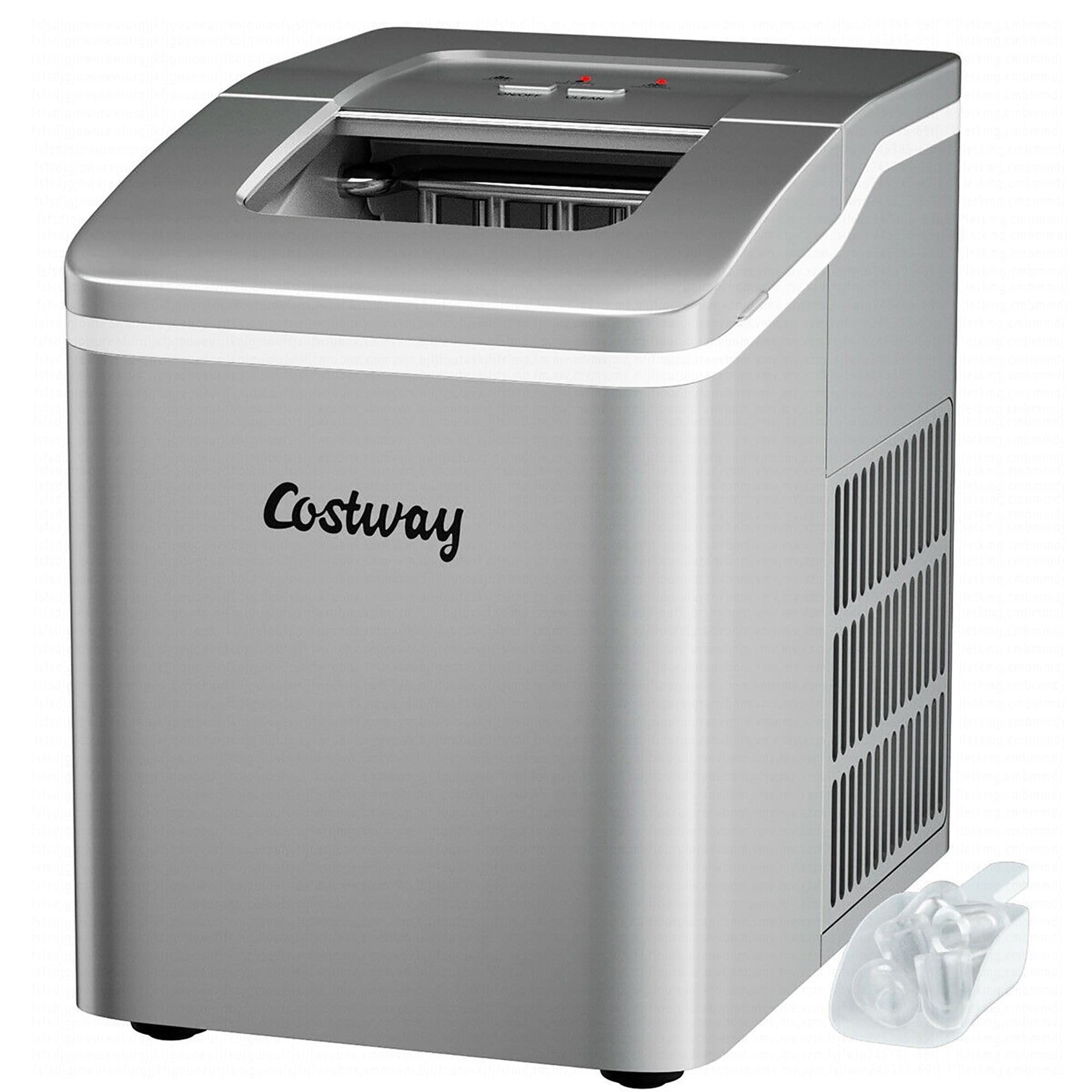 Costway Electric Countertop Portable Ice Maker Machine, 26Lbs/24H Self ...
