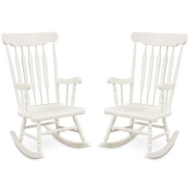 Jack Post Small Child Size White Rocking Chair, Classic Wooden Youth ...