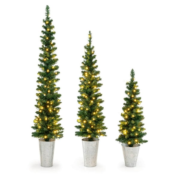 3 Christmas Tree Set
