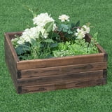 Costway Square Raised Garden Bed Flower Vegetables Seeds Planter Kit ...