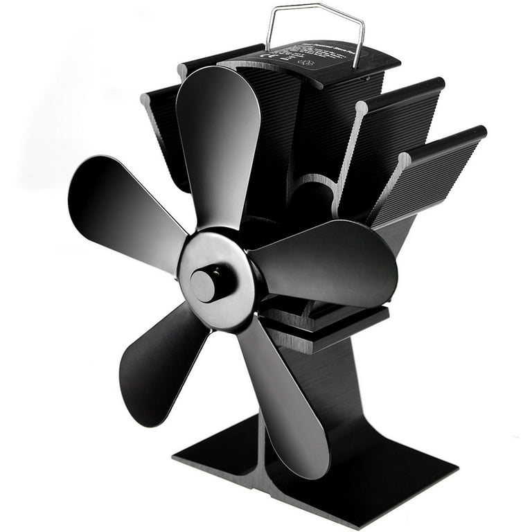 Heat Powered Stove Fan 4 Blades Heat Powered Fireplace Fan For Wood ...