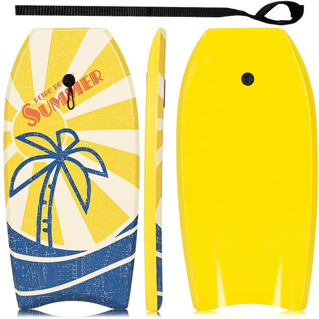 Costway Bodyboards for Adults, Foam Hard Bottom, Lightweight for Beach ...