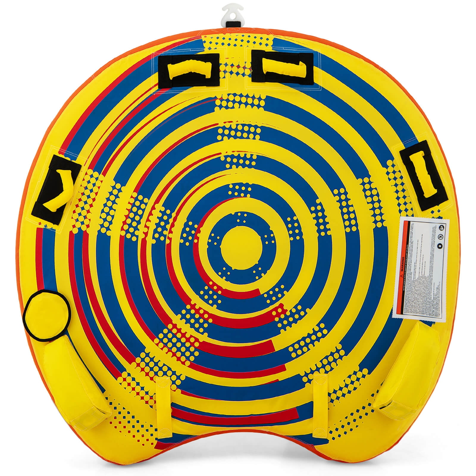 Costway Towable Tube for Boating 1 or 2 Person Inflatable Boat Tube for ...