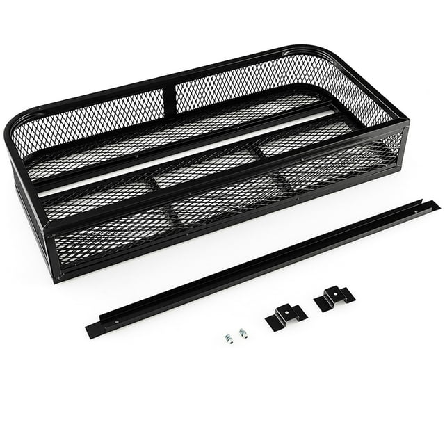 Costway Universal Luggage Carrier for Front Atv Hd Steel Cargo Basket ...