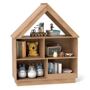 CURIPEER 2-Tier Kids Bookshelf, Toy and Book Organizer, Motion Light ...
