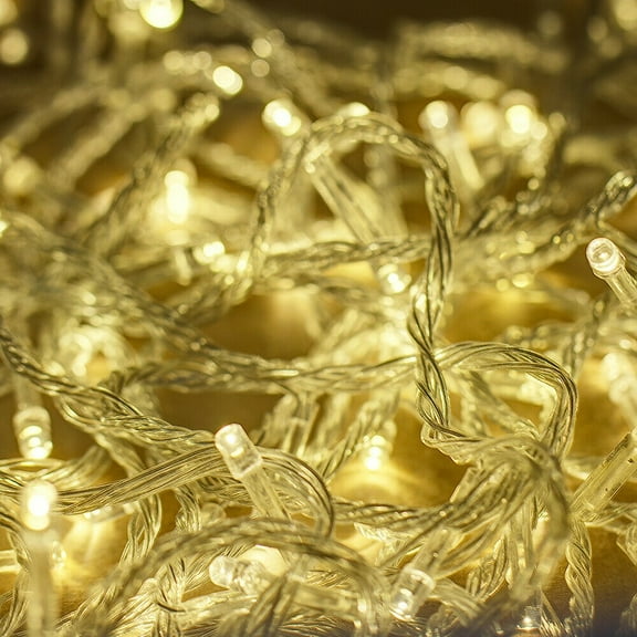 32Ft Warm White 100 Led Christmas Party Wedding Decoration Fairy String ...