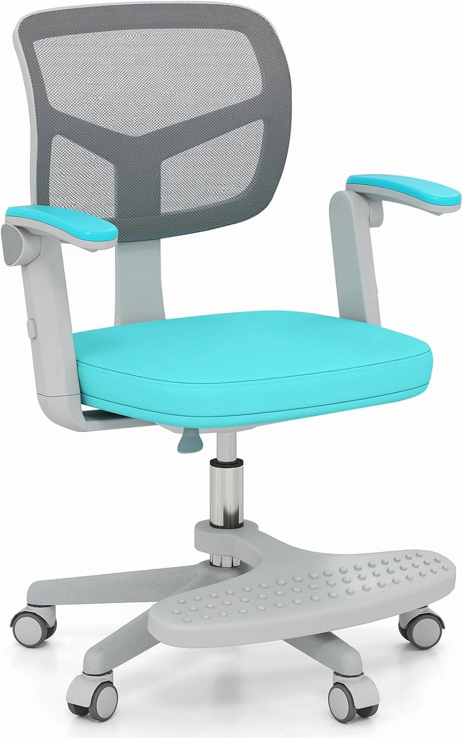 Costzon Kids Desk Chair, Student Ergonomic Computer Chair with Wheels ...