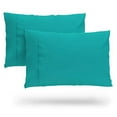 Cosy House Collection Premium Bamboo Pillowcases - Standard, Turquoise ...