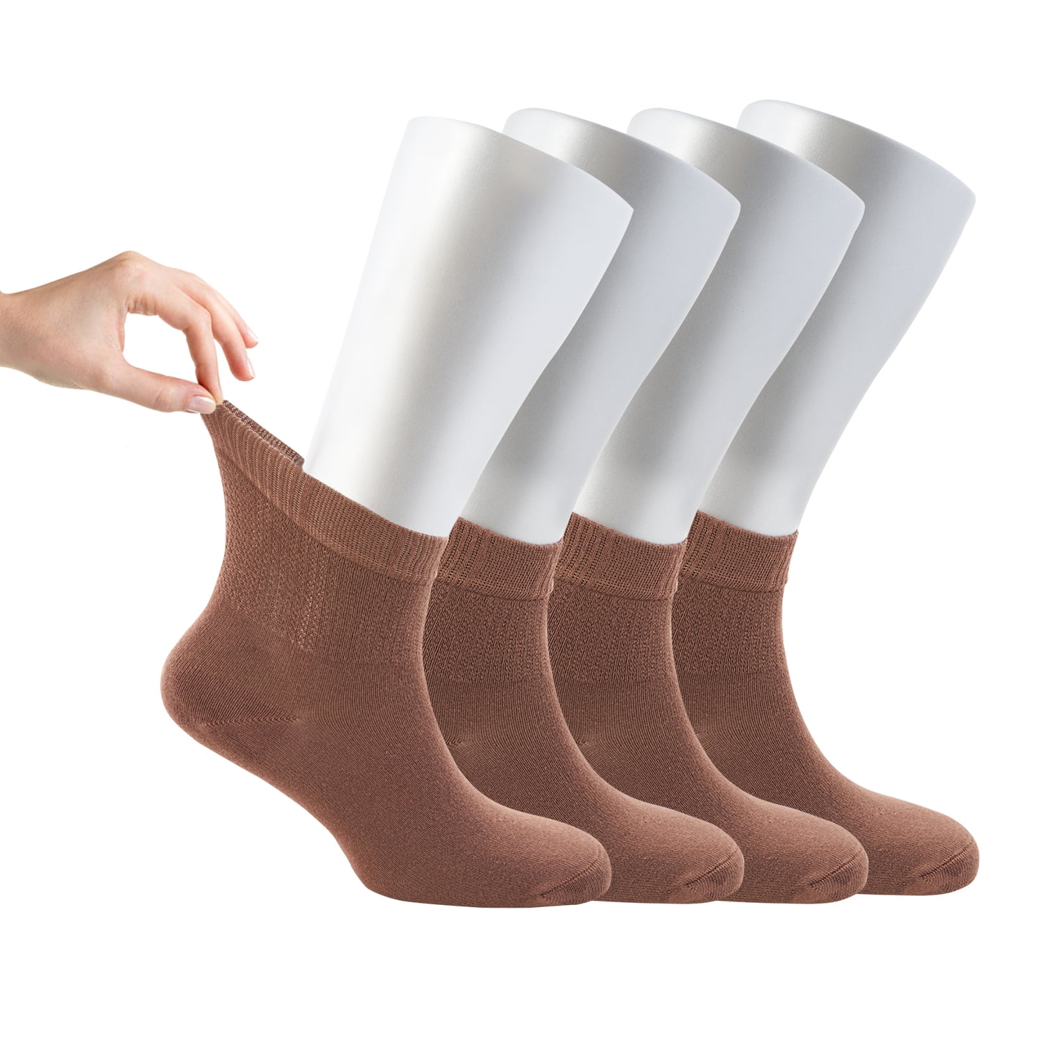 Cosyfeel® Women's Diabetic Socks | 4-Pair | Bamboo | Blister Free | All ...