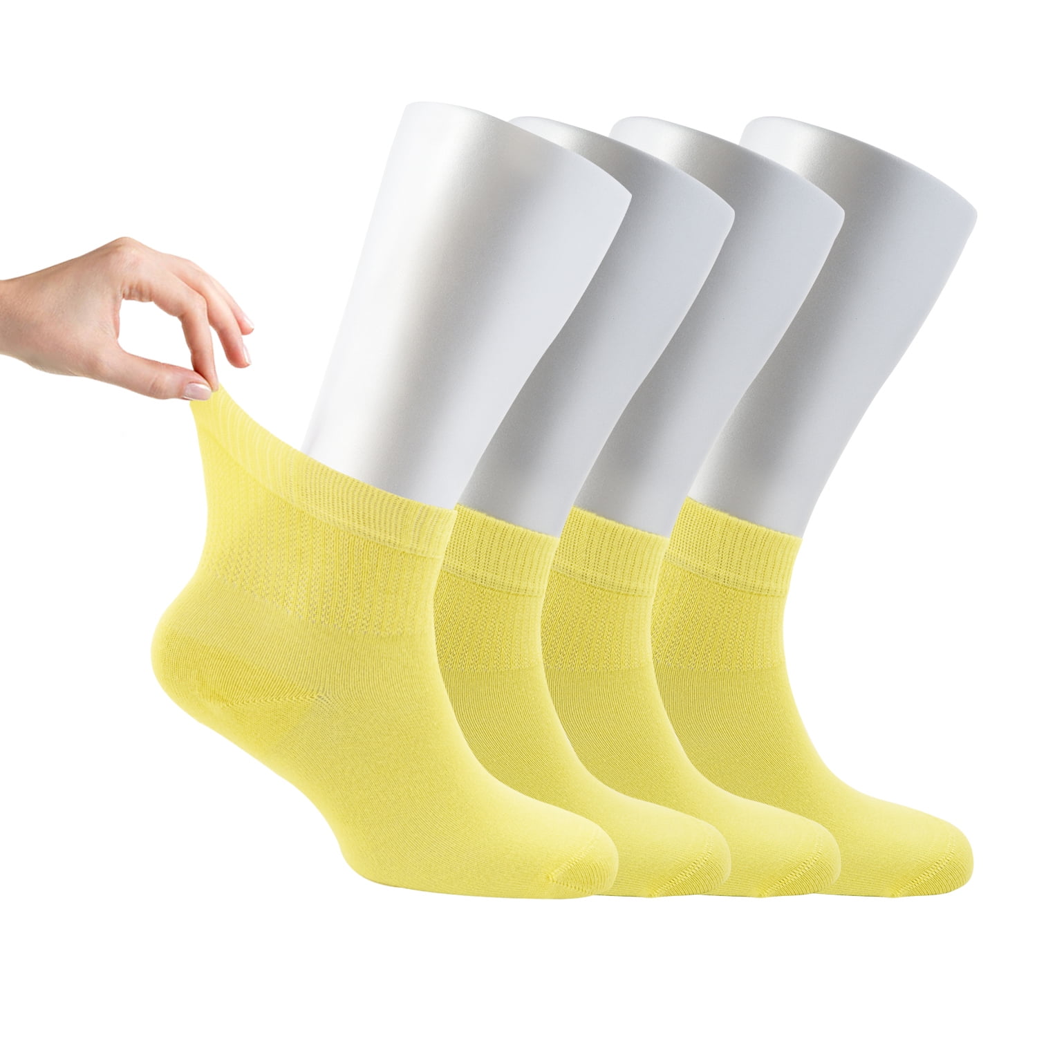 Cosyfeel Diabetic Socks Women Loose Diabetic Ankle Socks Bamboo Socks ...