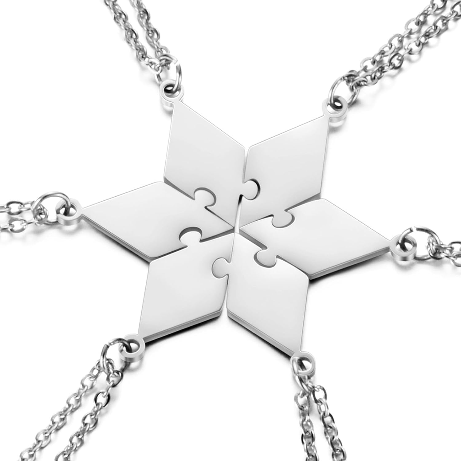 Cosysparks Friendship Necklace For 6, Bff Gifts Best Friend Necklace ...