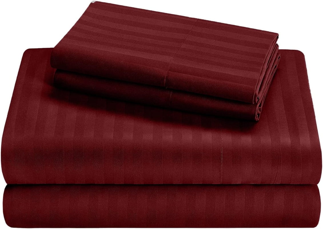 Cot Bed Sheet Sets of 4 Piece - 400TC Camper RV Tailers Cotton Sheets ...