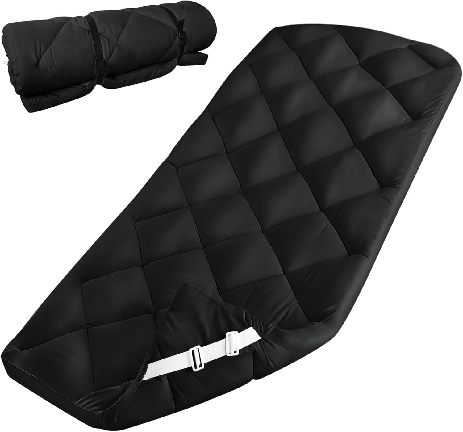 Cot Mattress Pad (Improved Thickness) Quilted Cot Pads for Camping ...