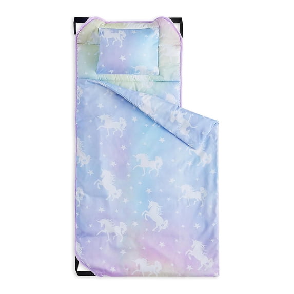 Cot Nap Mat with Pillow and Blanket, for Toddler Kids Boys Girls in ...