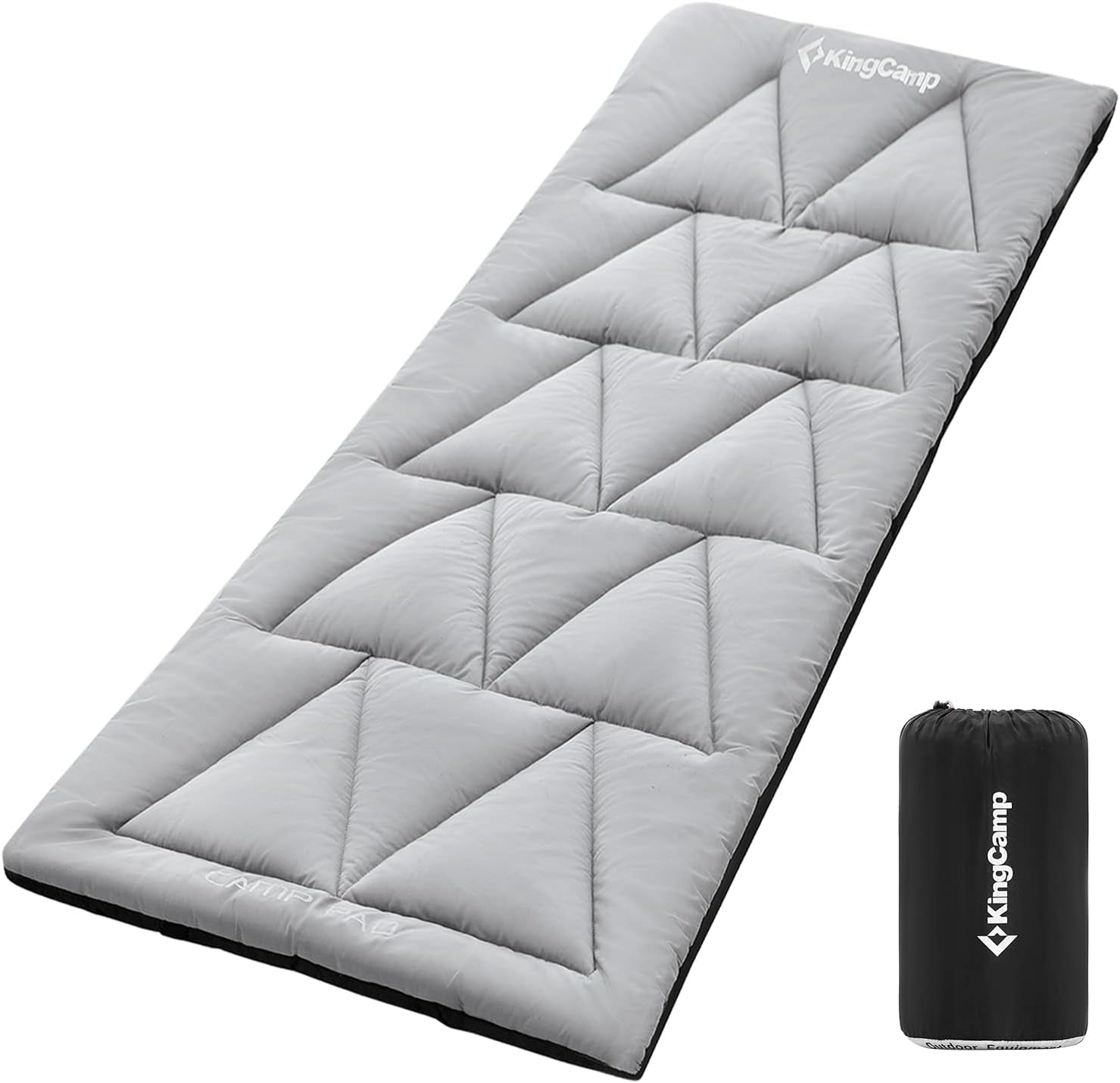 Cot Pad Topper for Camping, Soft Warm Non-Slip Cot Mattress ...
