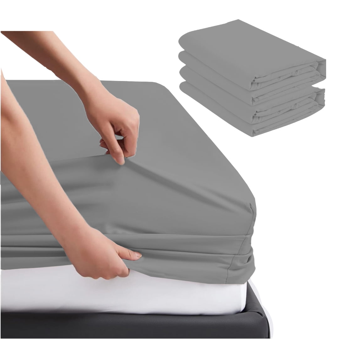 Cot Sheet 39" x 75" x 9" Narrow Twin Size - 2 Piece Cot Fitted Sheet ...