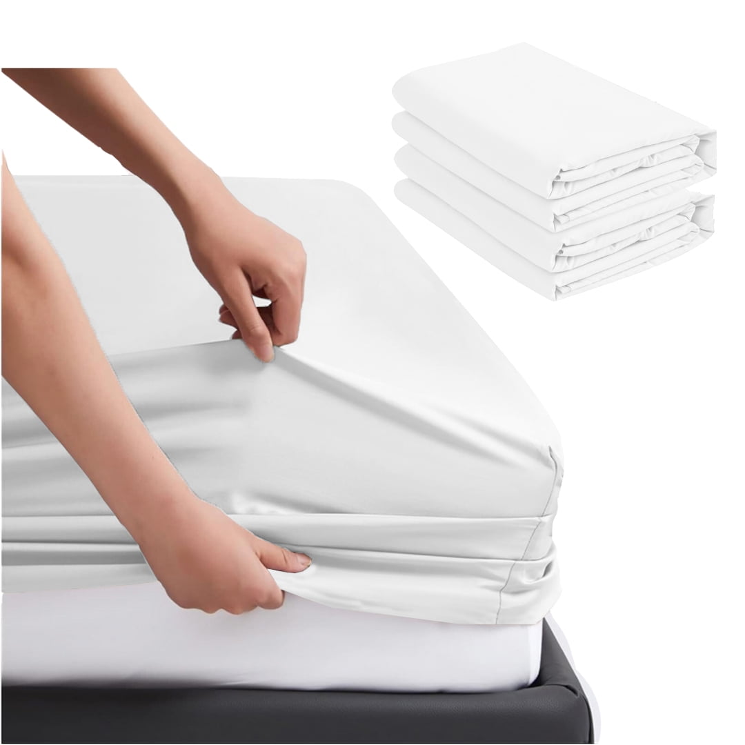 Cot Sheet 39" x 75" x 9" Narrow Twin Size - 2 Piece Cot Fitted Sheet ...
