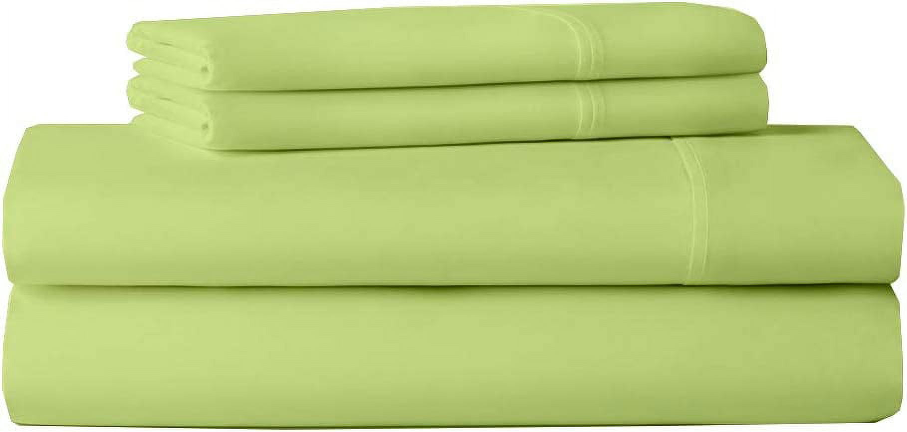 Cot Sheet Sets 4PC- 100% Egyptian Cotton, 1 Flat Sheet, 8" Deep Pocket ...