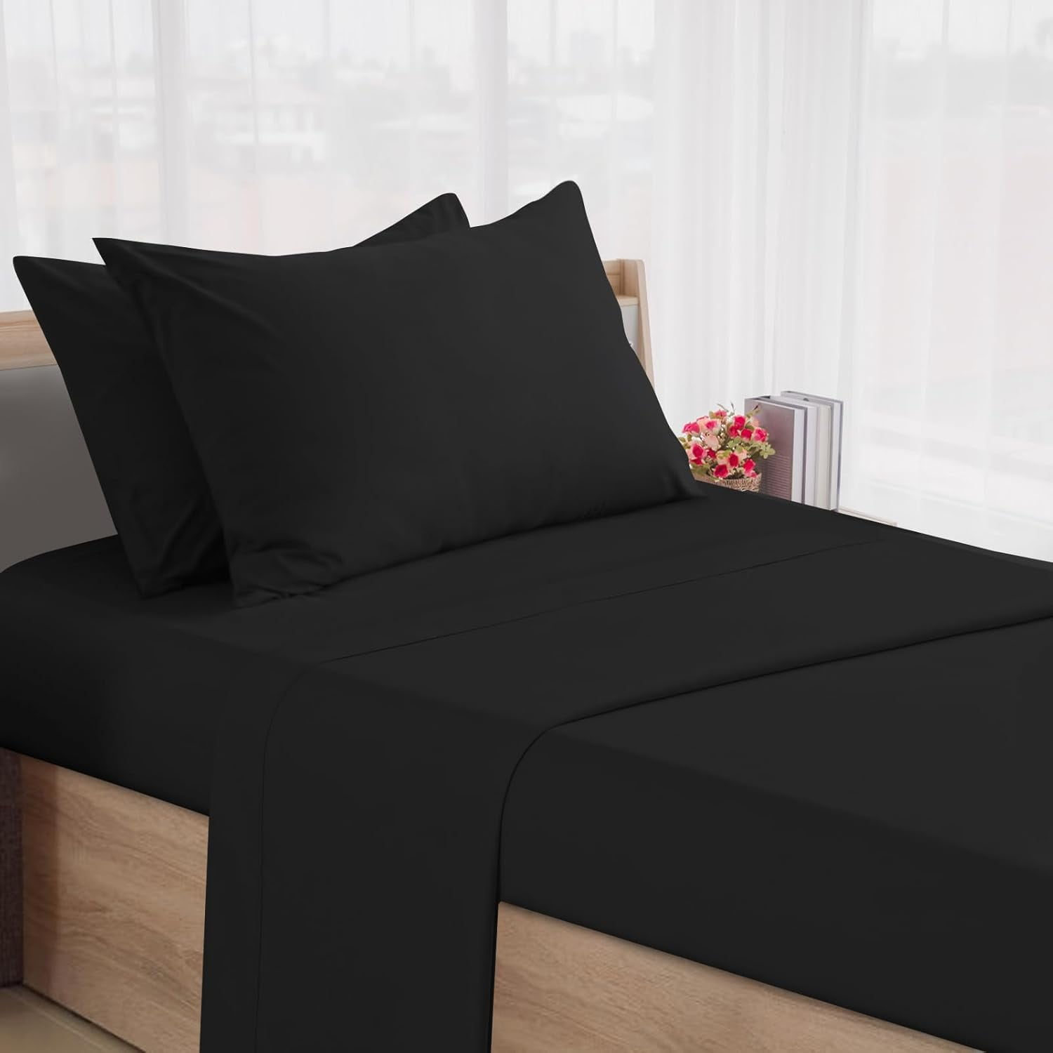 Cot Sheets 30" x 75" x 9", 4 Piece Cot Sheet Set, Cot Size Fitted ...