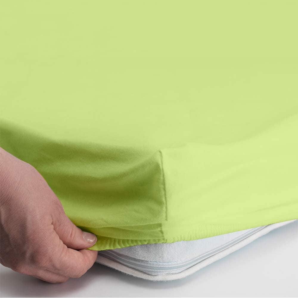 Cot Size 1PC Fitted Sheet - 30 x 75 Inch - 100% Egyptian Cotton Sheets ...