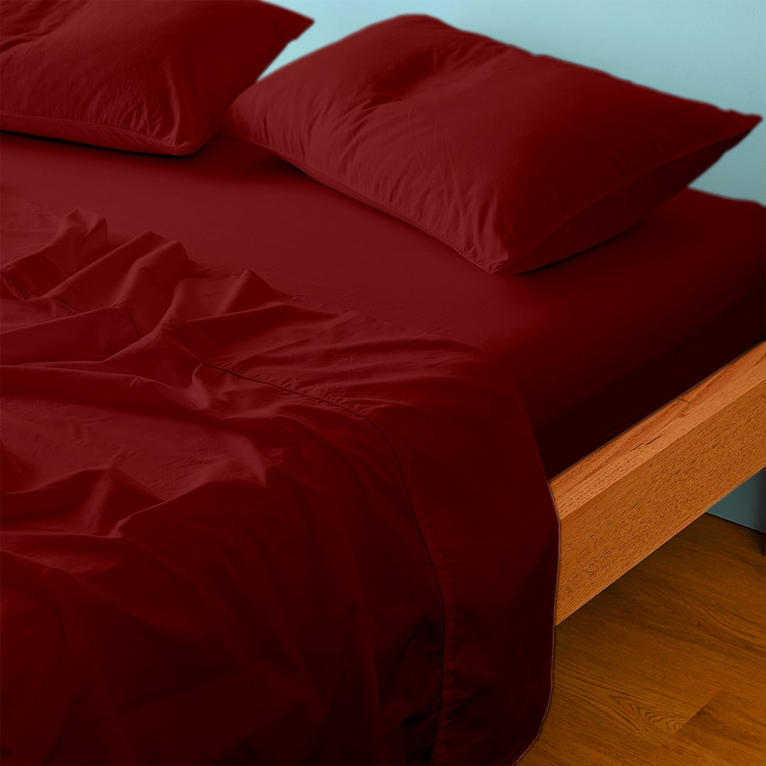 4 Pcs Cot Size Sheets,30 x 75 Cot Size Sheet, 400 TC 100% Cotton ...