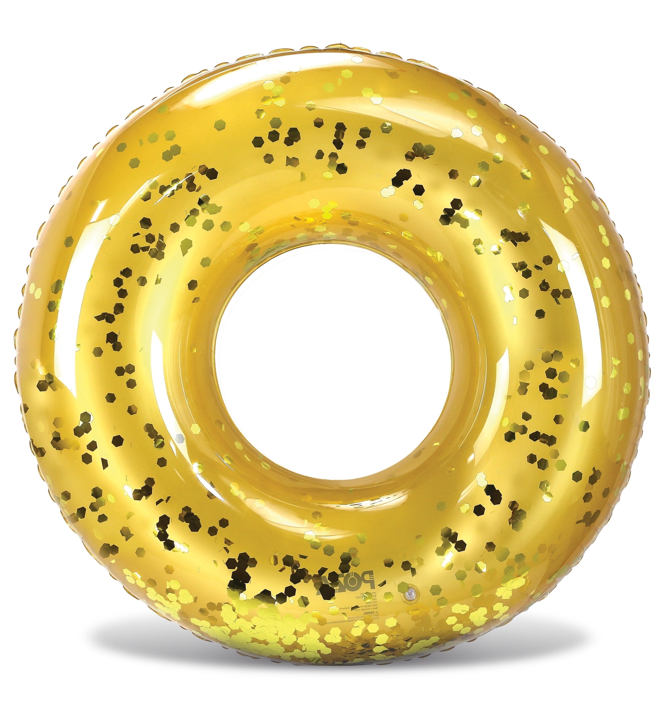 Cota Global Inflatable Gold Pool Float - Premium Confetti Round Pool ...