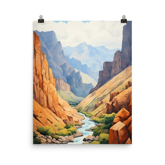 Cotahuasi Canyon Print, Peru Wall Art, South America Poster, Andean ...