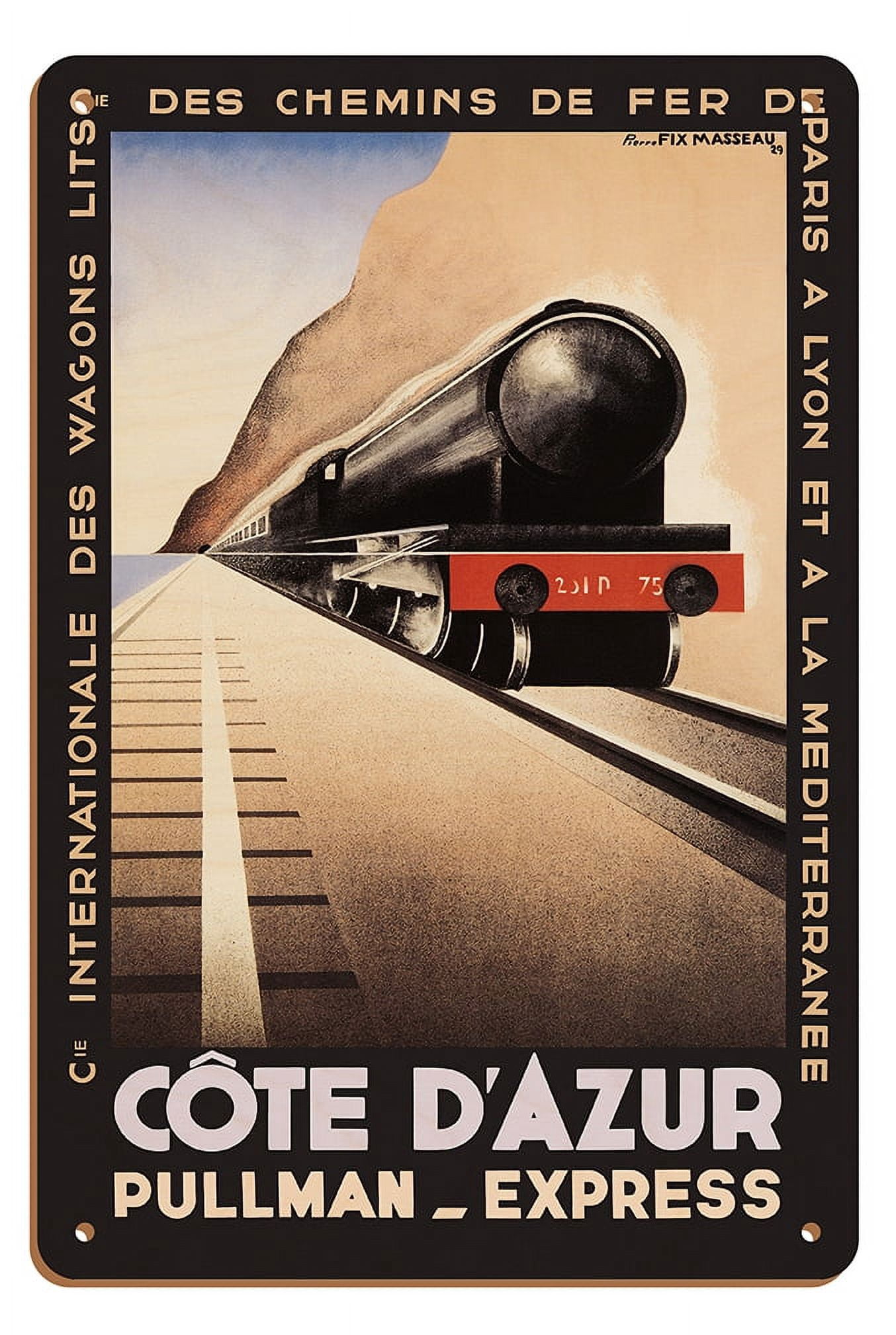 Cote D’Azur France - Pullman Express - PLM French Railways - Vintage ...