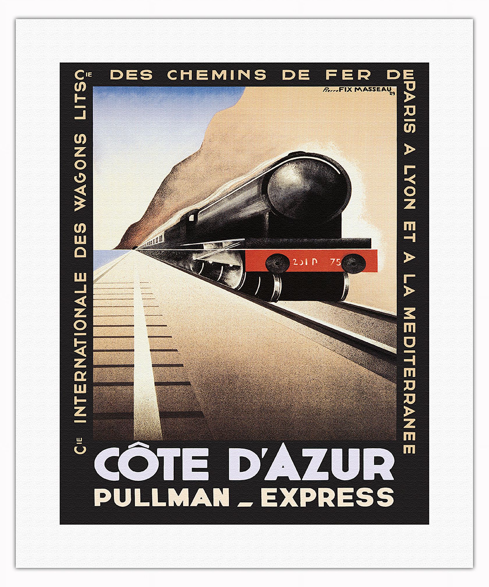 Cote D’Azur France - Pullman Express - PLM French Railways - Vintage ...