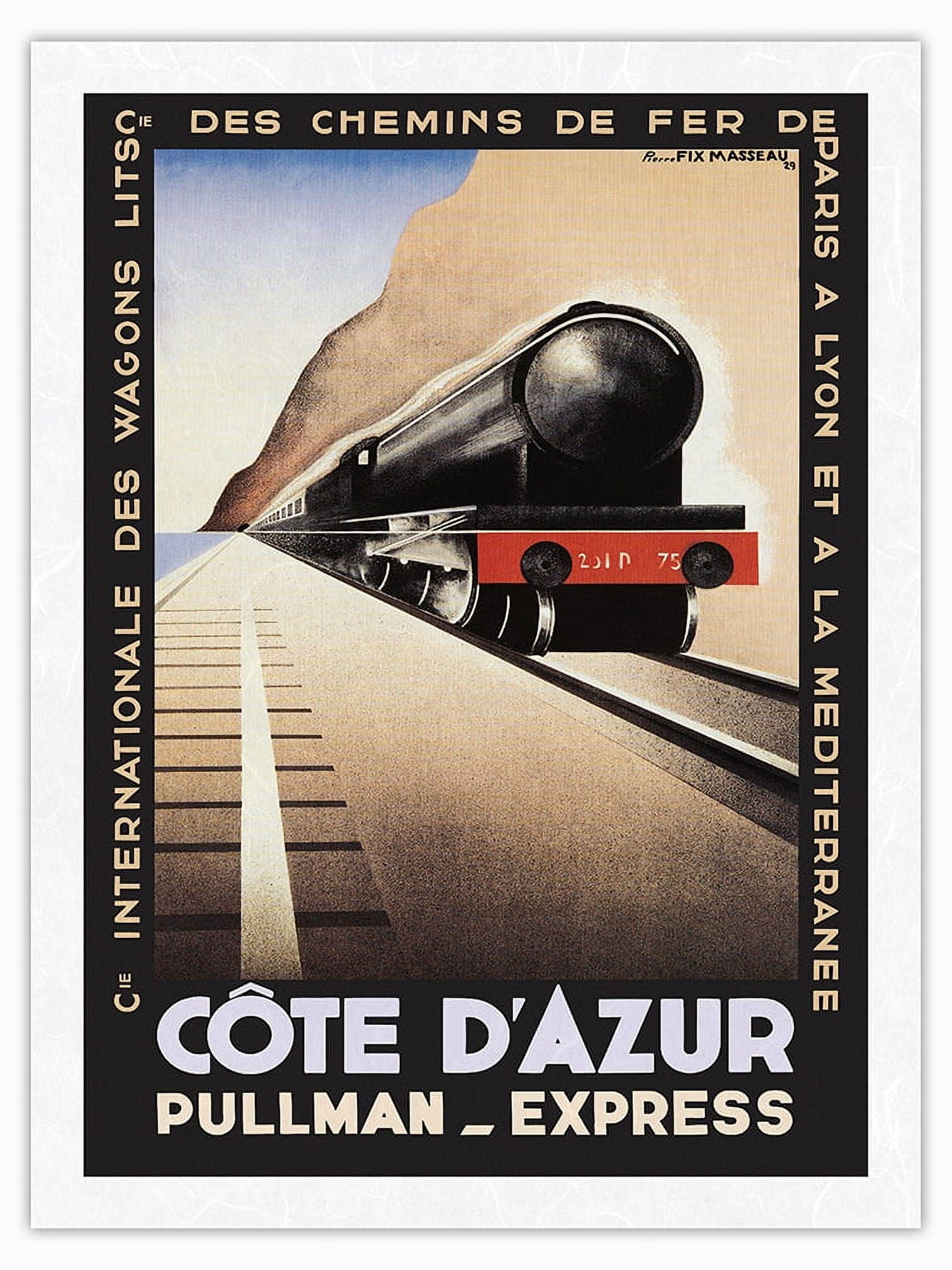 Cote D’Azur France - Pullman Express - PLM French Railways - Vintage ...