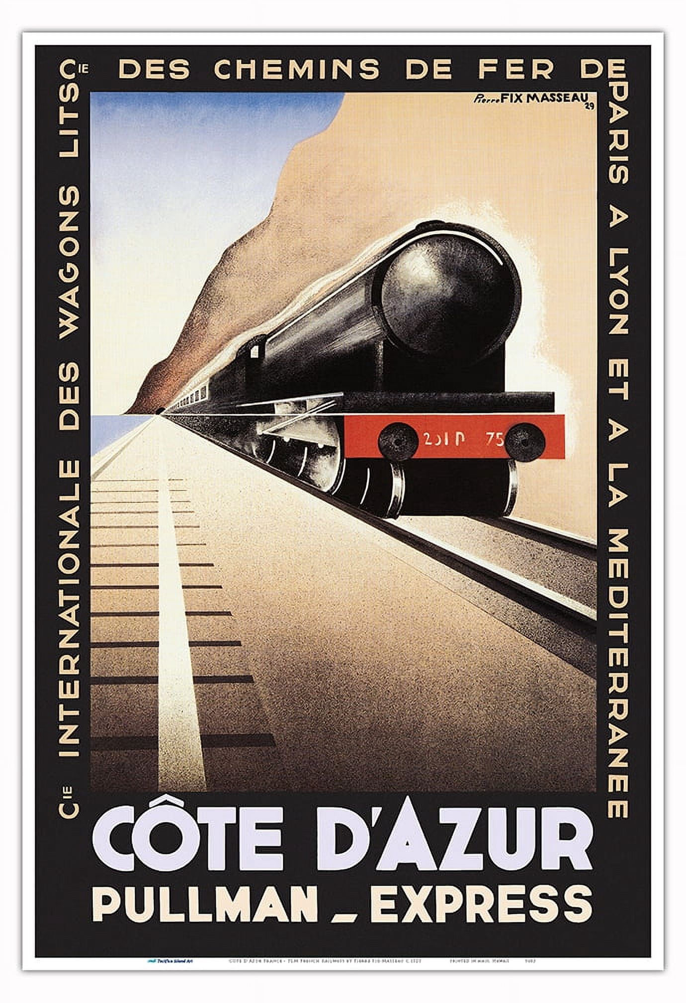 Cote D’Azur France - Pullman Express - PLM French Railways - Vintage ...