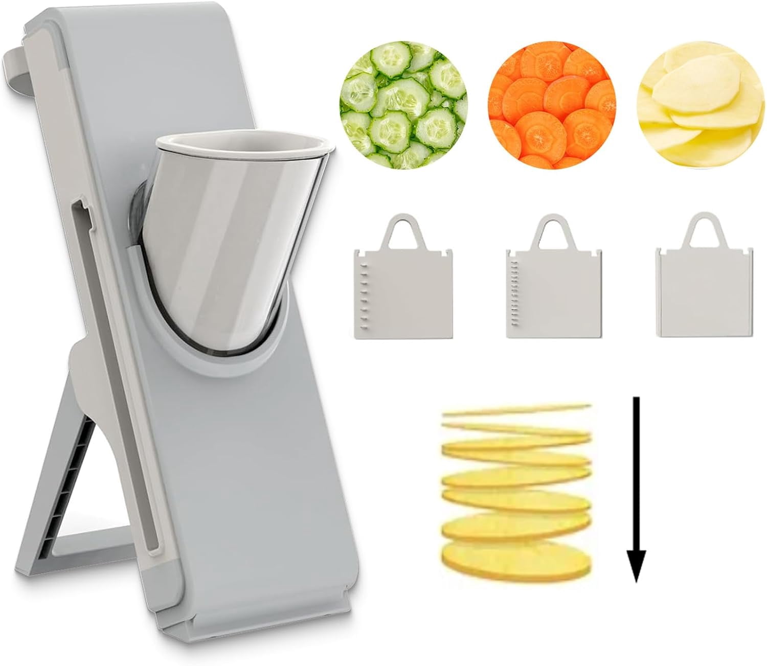 Cotiro Food Slicer Vegetable Slicer Vegetable Slicer French Fries ...