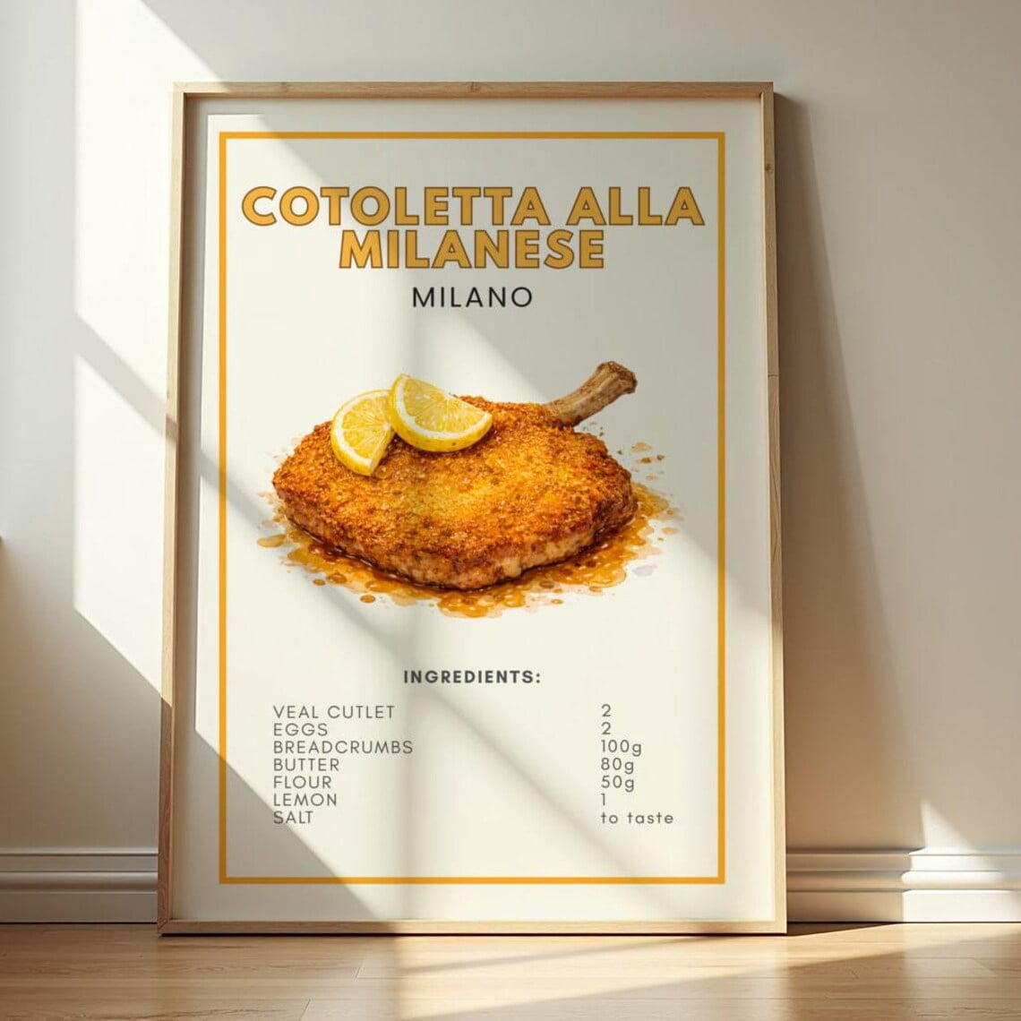 Cotoletta Alla Milanese Italian Milanese Veal Cutlet Recipe Italian ...
