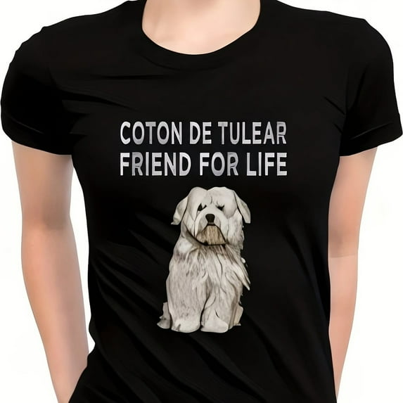 Coton-De-Tulear-Friend-For--Dog-Lover-Hip-Wo-T-S1Hirt-20 - Walmart.com