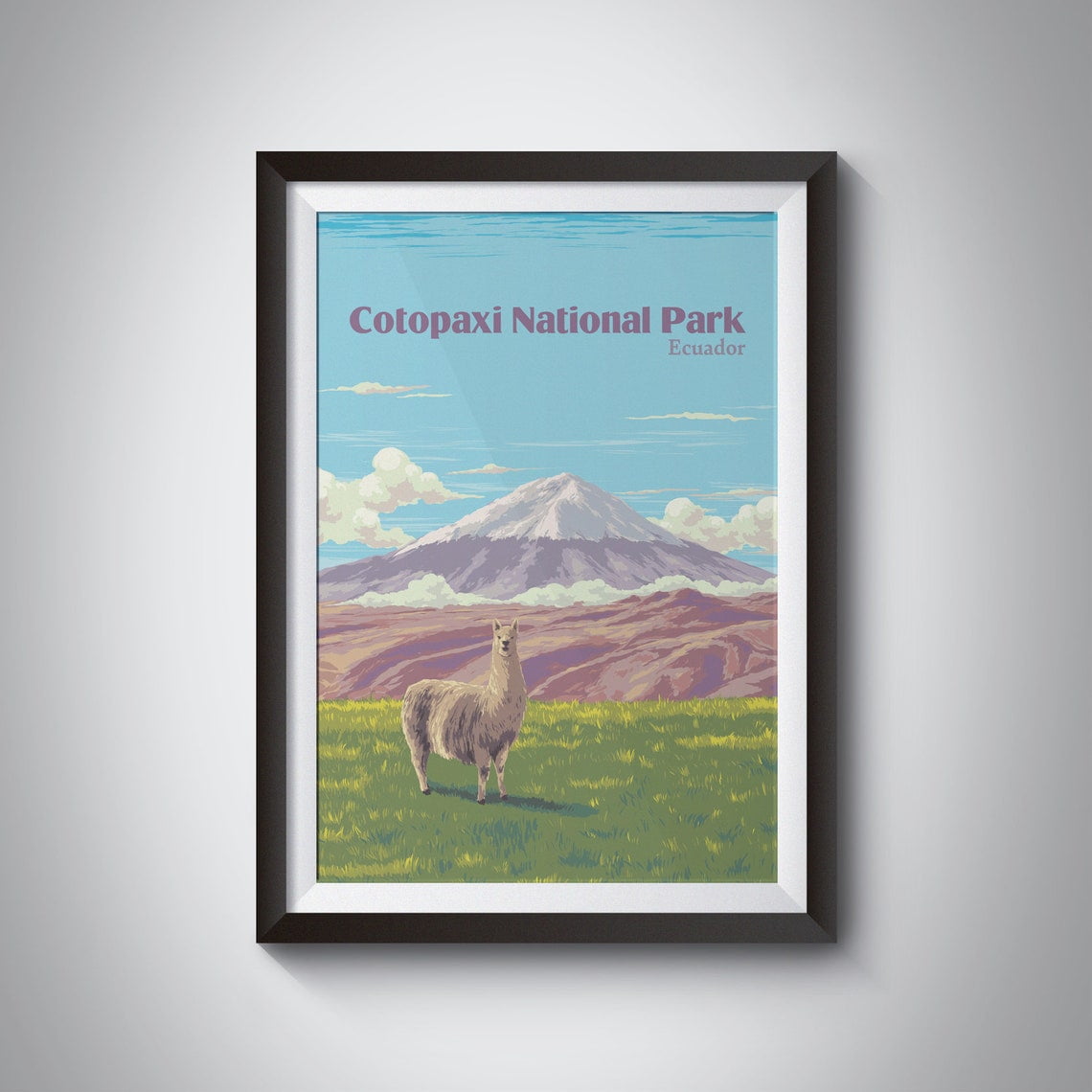 Cotopaxi National Park Poster, Ecuador, South America, Napo, Pichincha ...