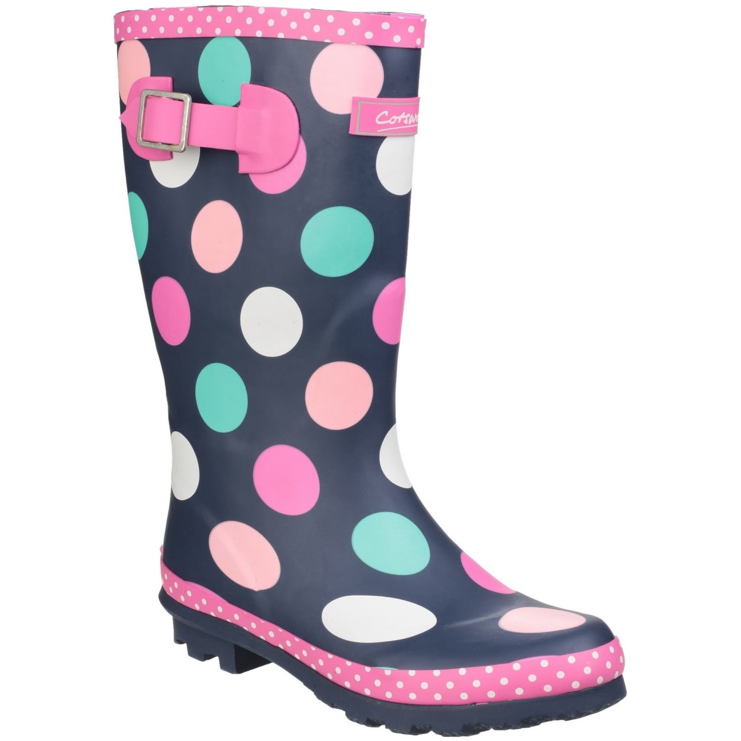 Cotswold Childrens Girls Dotty Spotted Wellington Boots Walmart Business Supplies