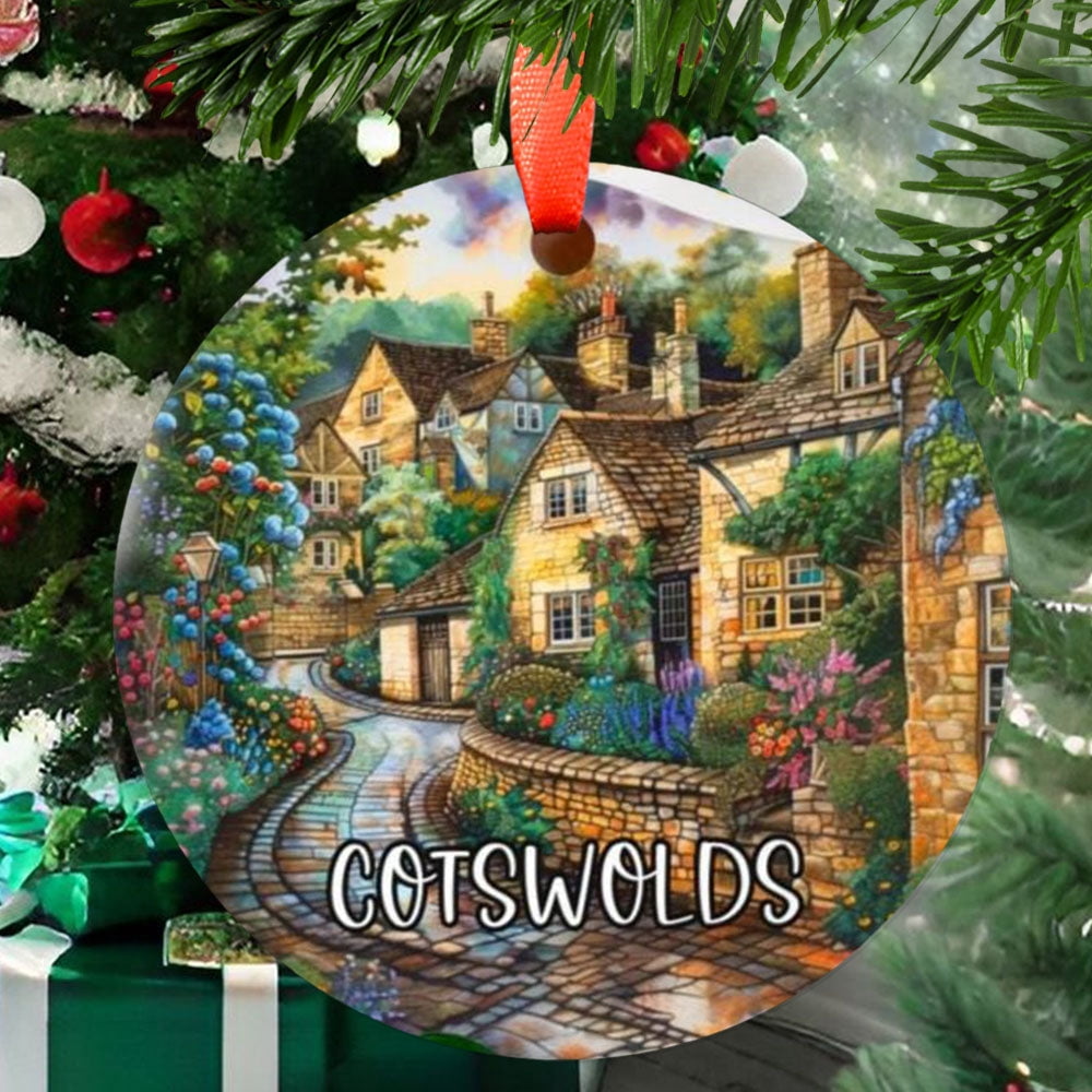 Cotswolds England Christmas Ornament, Ceramic/Acrylic - Cotswolds ...