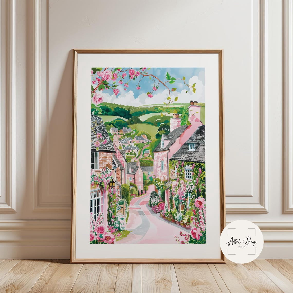 Cotswolds English Countryside Village Giclée Fine Art for Home Decor ...