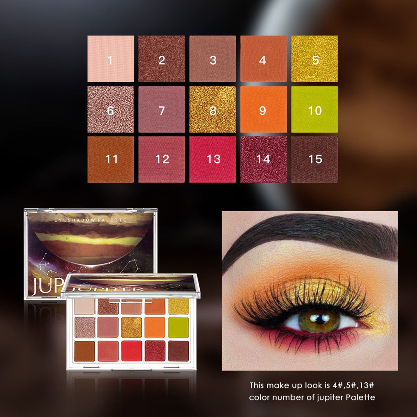 Cottage Cheese Makeup Starry Sky Color Eyeshadow Earth Color Mashed ...