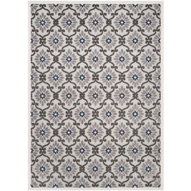 Cottage Clark Geometric Floral Indoor/Outdoor Area Rug - Walmart.com