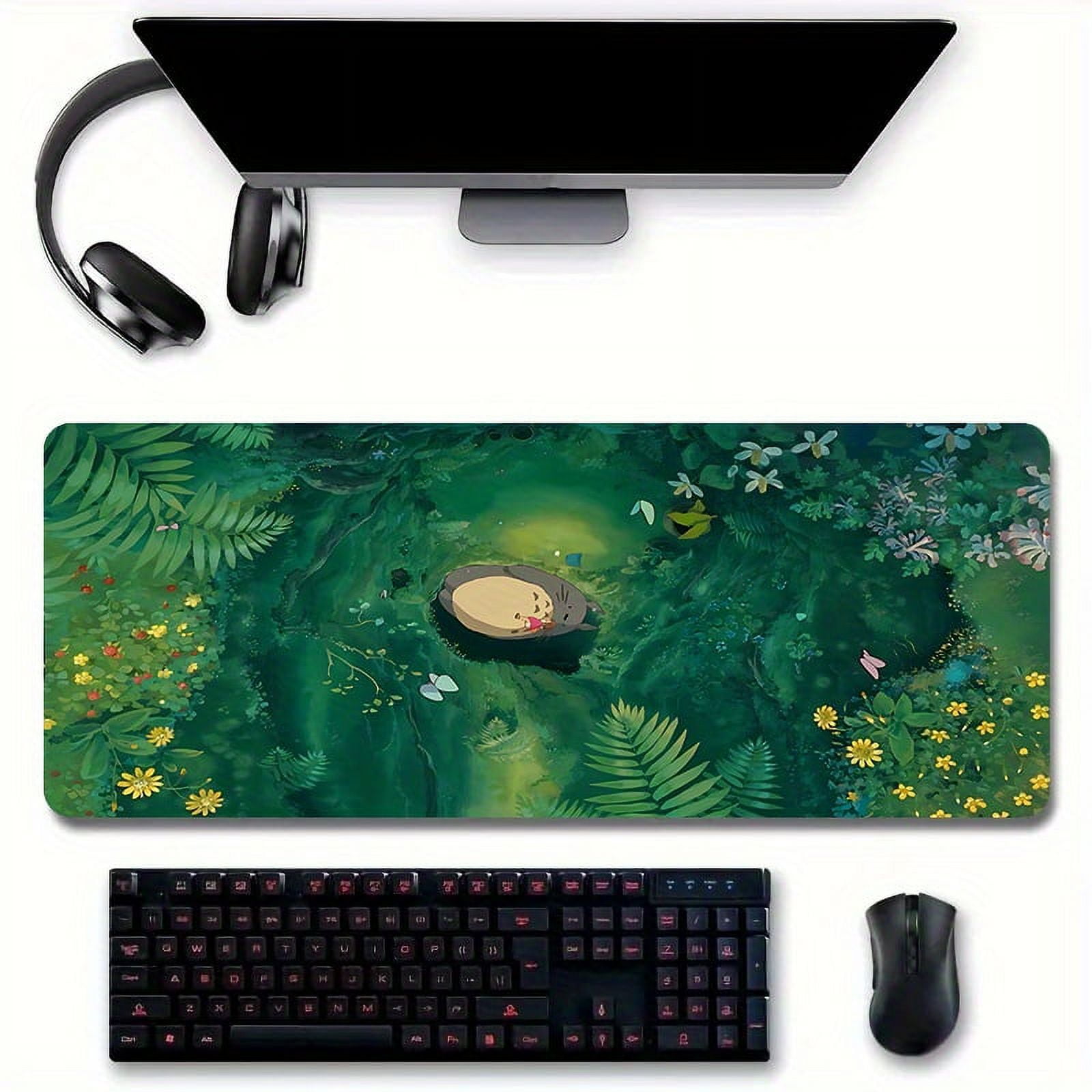 Cottage Core Decor Anime Gaming Mouse Pad Large Mousepad, Stitched ...